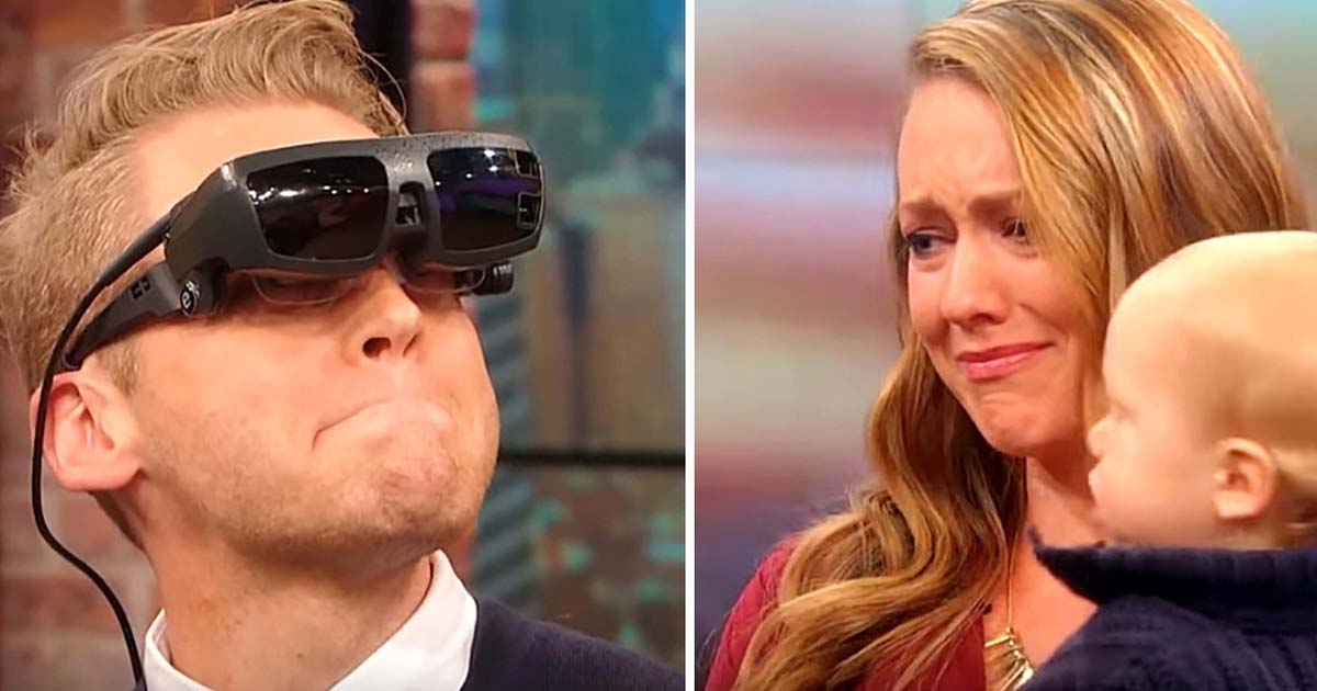 Blind Man Sees His Wife For The First Time And His Reaction Will Make
