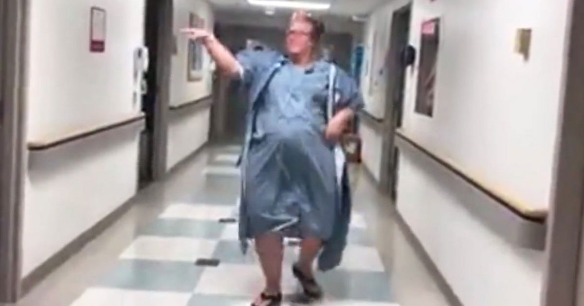 Pregnant Woman Break Into Dance With Husband And Hospital Staff Before ...