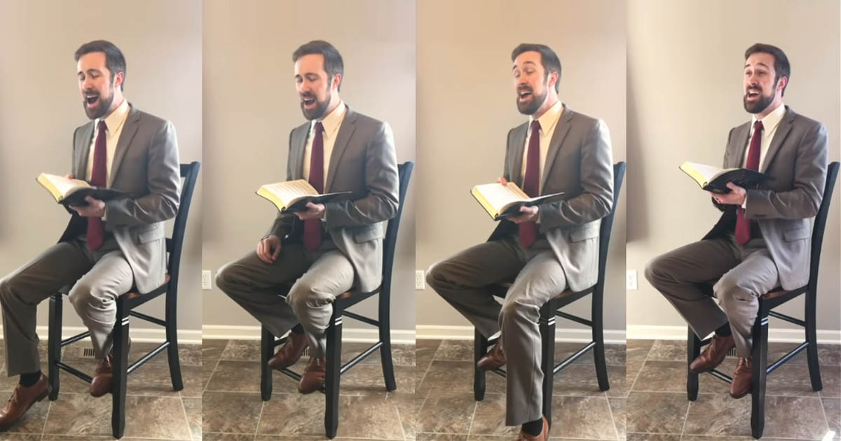 One Man Sings Incredible A Cappella Rendition Of 'Holy Holy Holy ...