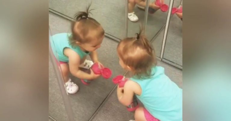 Baby's 'Happy Dance' When She Spots Mommy Coming To Pick Her Up | FaithPot