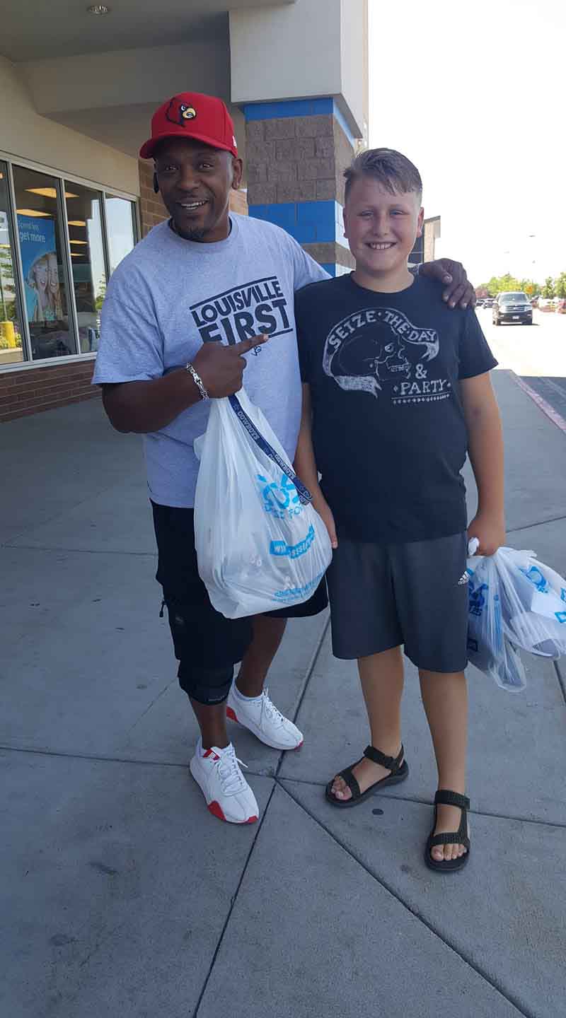 Stranger Overhears Single Mom's Conversation, Buys Her Son Shoes Of His ...
