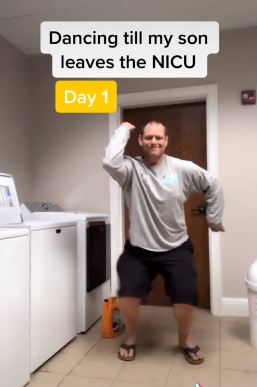 Dad Dances Everyday For His Newborn Baby In The NICU | FaithPot