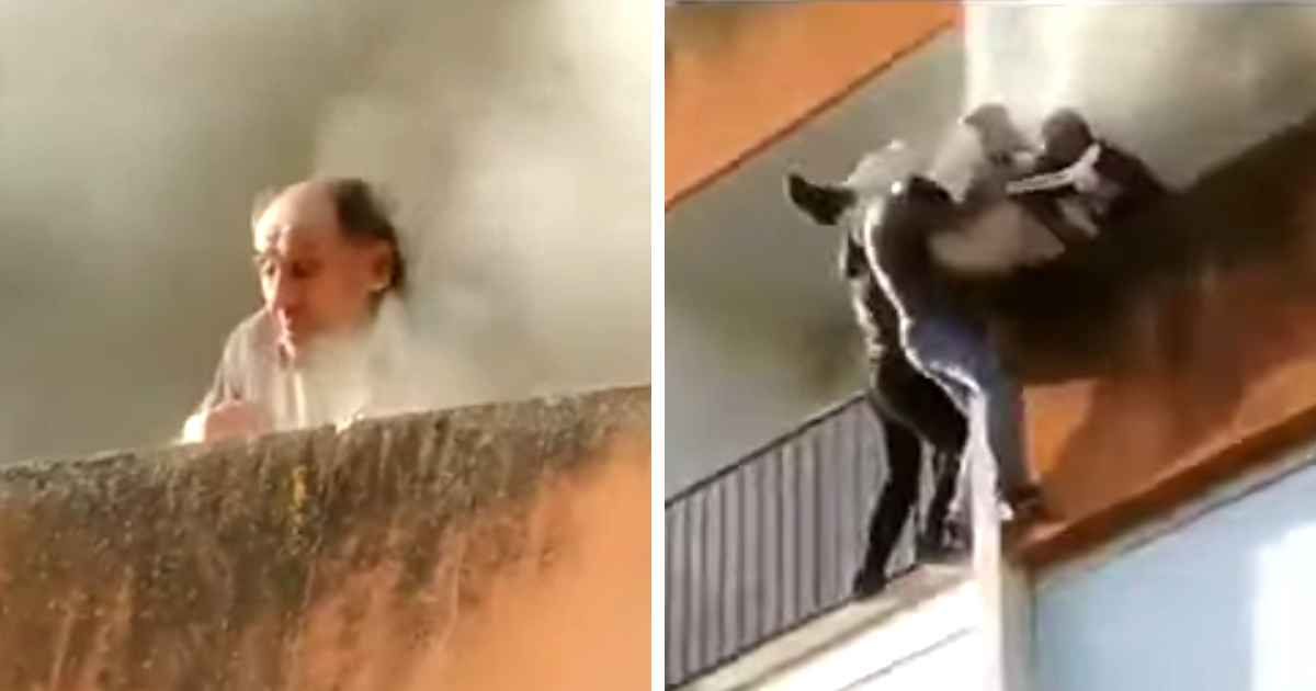 Teens Rescue Elderly Man Trapped In Building Fire | FaithPot