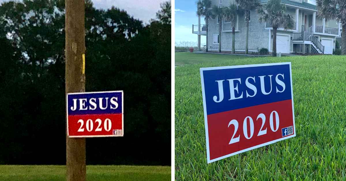 Thousands Put Up ‘JESUS 2020’ Signs Across The Country Ahead Of ...