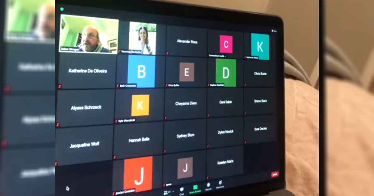 Students Have Sweetest Farewell Message For Outgoing Professor On Zoom ...