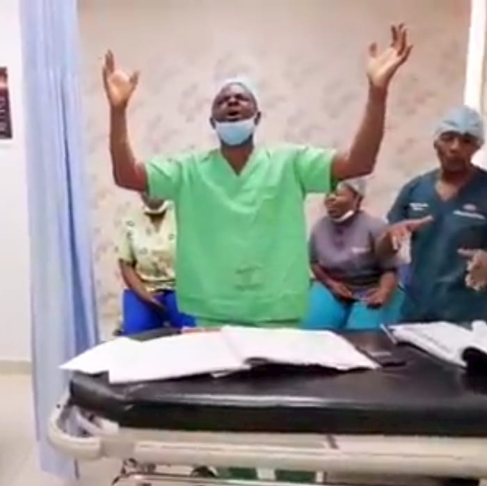Neurosurgeon And Staff Worshipping God In Uplifting Video | FaithPot