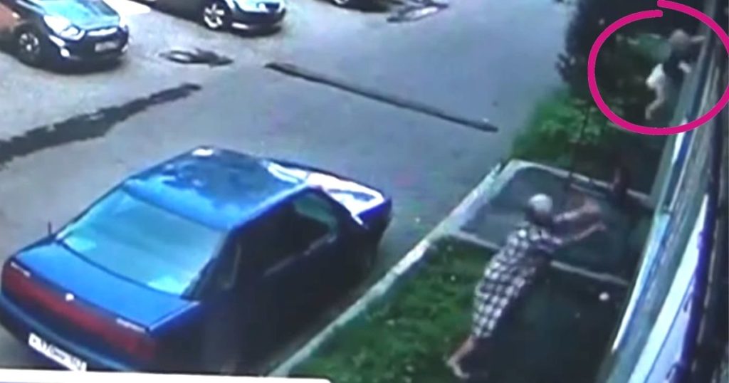 Hero Grandma Jumps Into Action To Catch A Baby Falling 15 Feet From ...