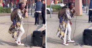 Street Singer With Incredible Voice Performs Powerful Worship Songs