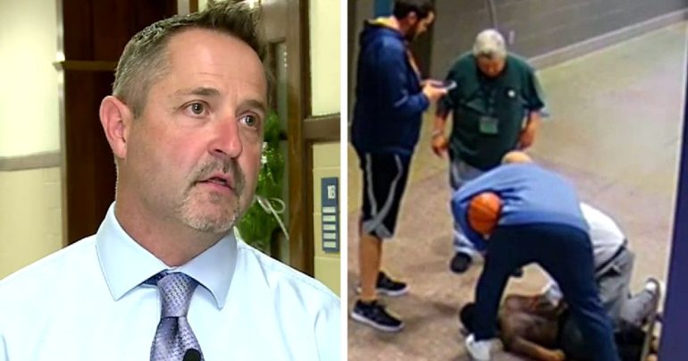 Principal Saves Student With CPR After He Collapsed On The Floor | FaithPot
