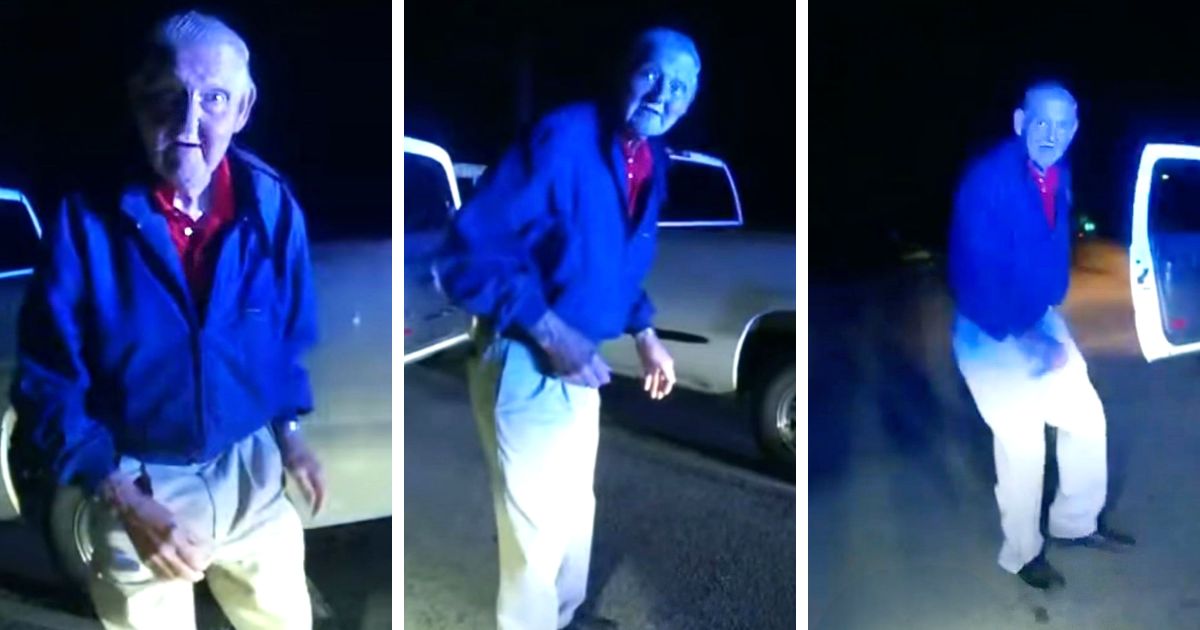 Elderly Man Turns Traffic Stop into Dance Class for Police Officer ...