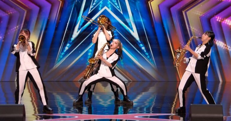 All Female Brass Quartet MOS Gives Epic Performance On America's Got Talent