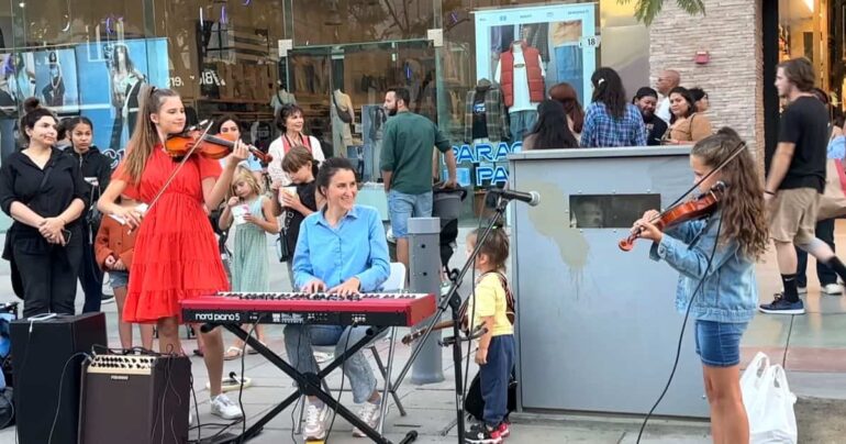 Young Violinist Charms Crowd with Celine Dion Classic ‘My Heart Will Go ...